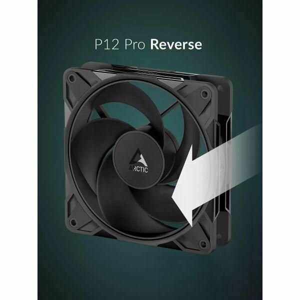 Реверсивный вентилятор для компьютера ARCTIC P12 Pro Reverse Черный (ACFAN00331A)