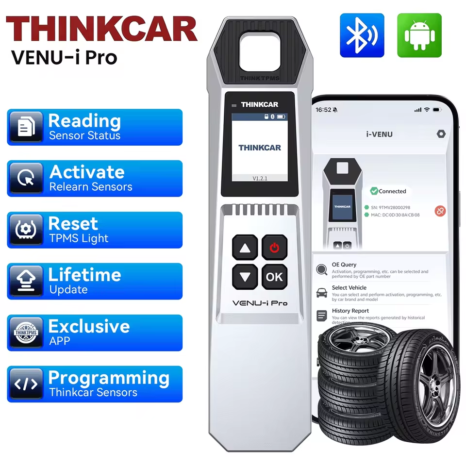 Инструмент для сброса показаний системы контроля давления в шинах THINKTPMS VENU iPro TPMS работает с Thinkdiag, K7, K8,