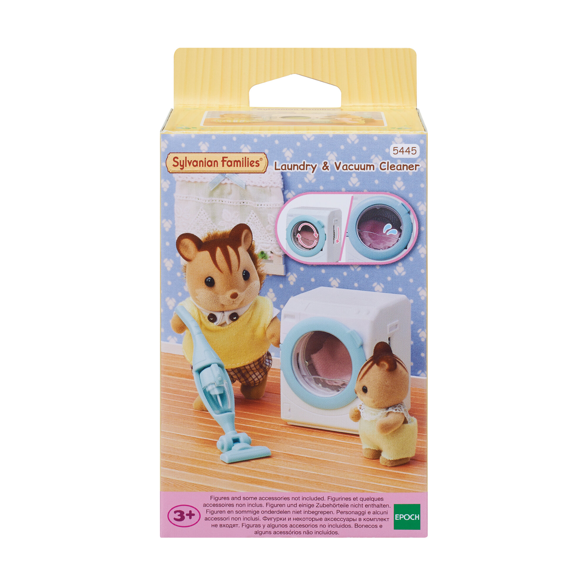 Игровой набор Sylvanian Families "Стиральная машинка и Пылесос", текстиль, пластик
