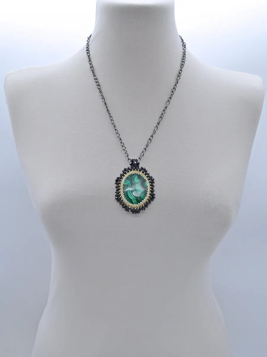 Колье, кристаллы Swarovski