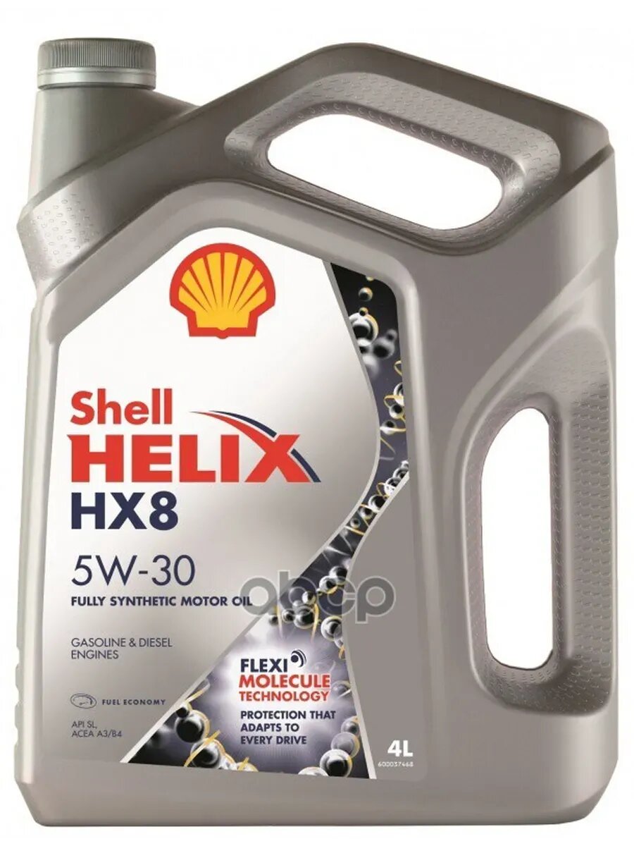 Shell Синтетическое Helix Hx8 Synthetic 5w-30 4л 550046364