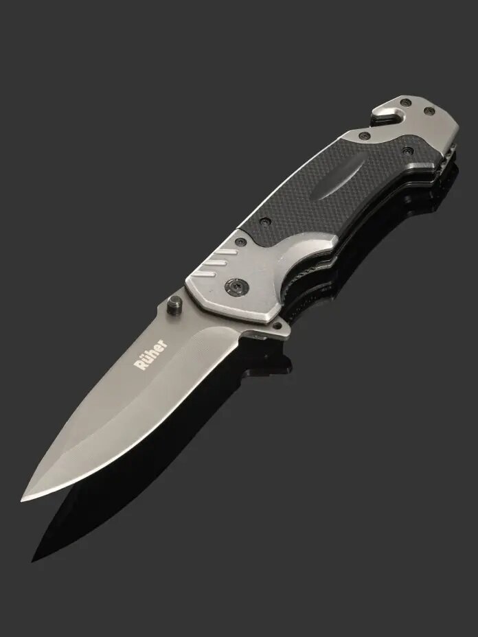 Складной туристический нож со стеклобоем AK51