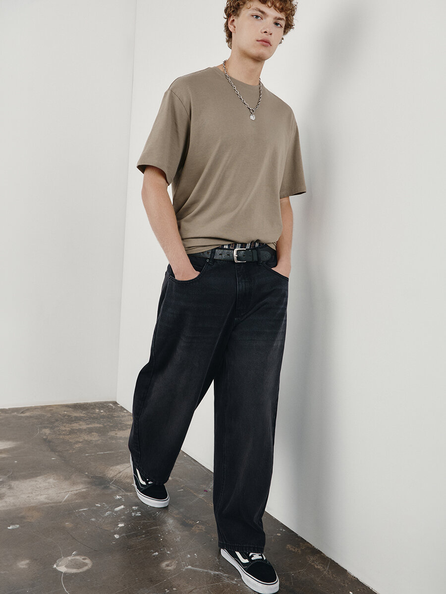 Джинсы багги casual 