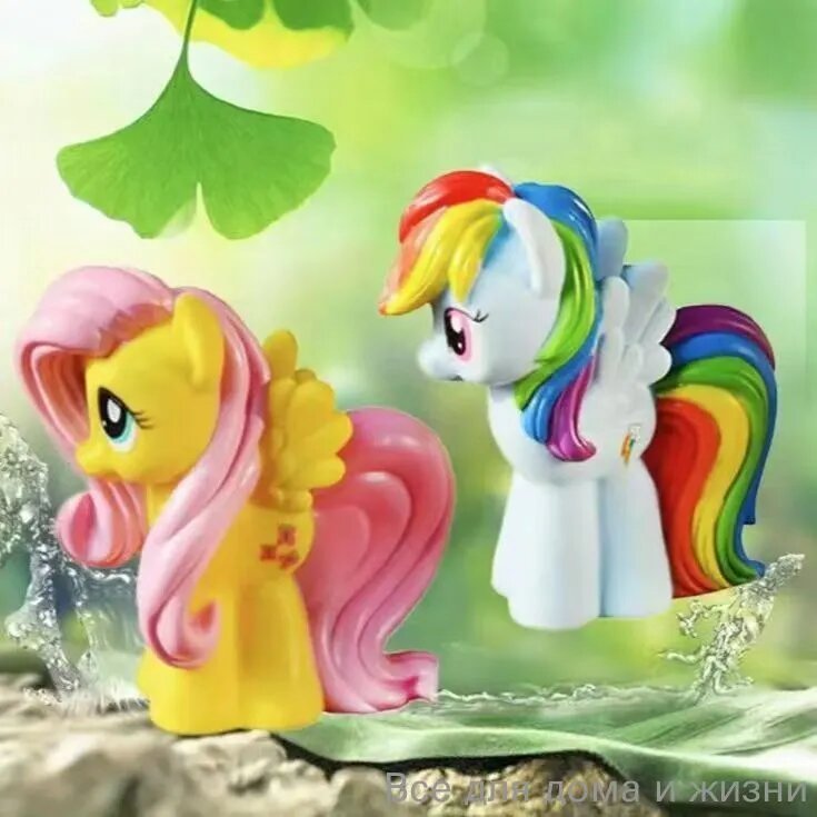 Фигурка "Мои маленькие пони" (My Little Pony), 6 шт, Китай, коллекционная, для девочек — фото 1