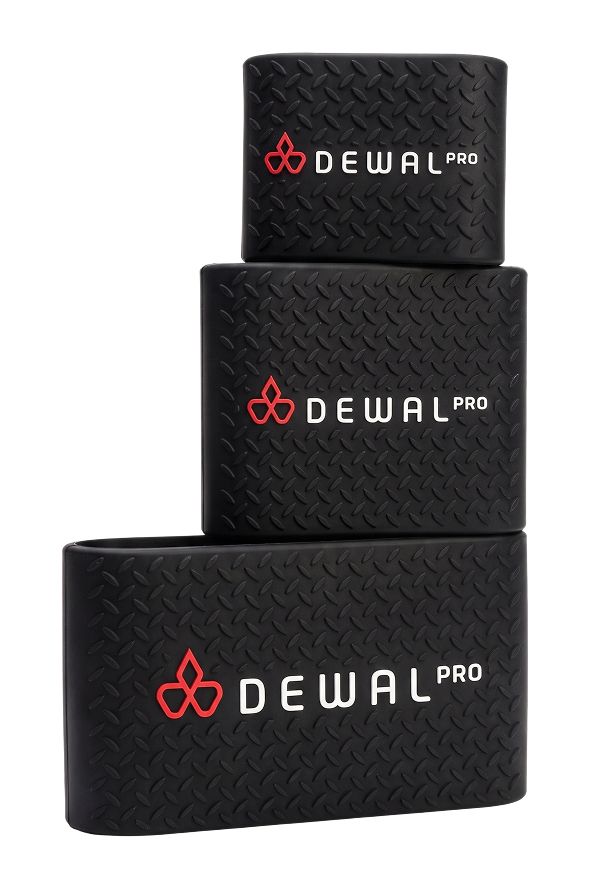 Набор силиконовых упоров Dewal Pro для машинки/триммера, черный