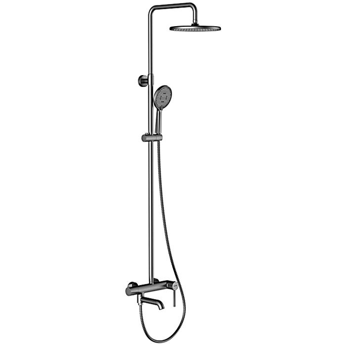 Душевая система Gappo G2406-9 цвет Оружейная сталь