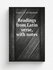 Readings from Latin verse, with notes | Curtis C. b. 1870 Bushnell | Репринт