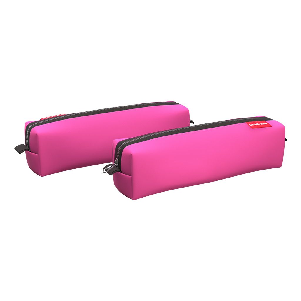 Пенал квадро mini ErichKrause 210x50x50мм Pink