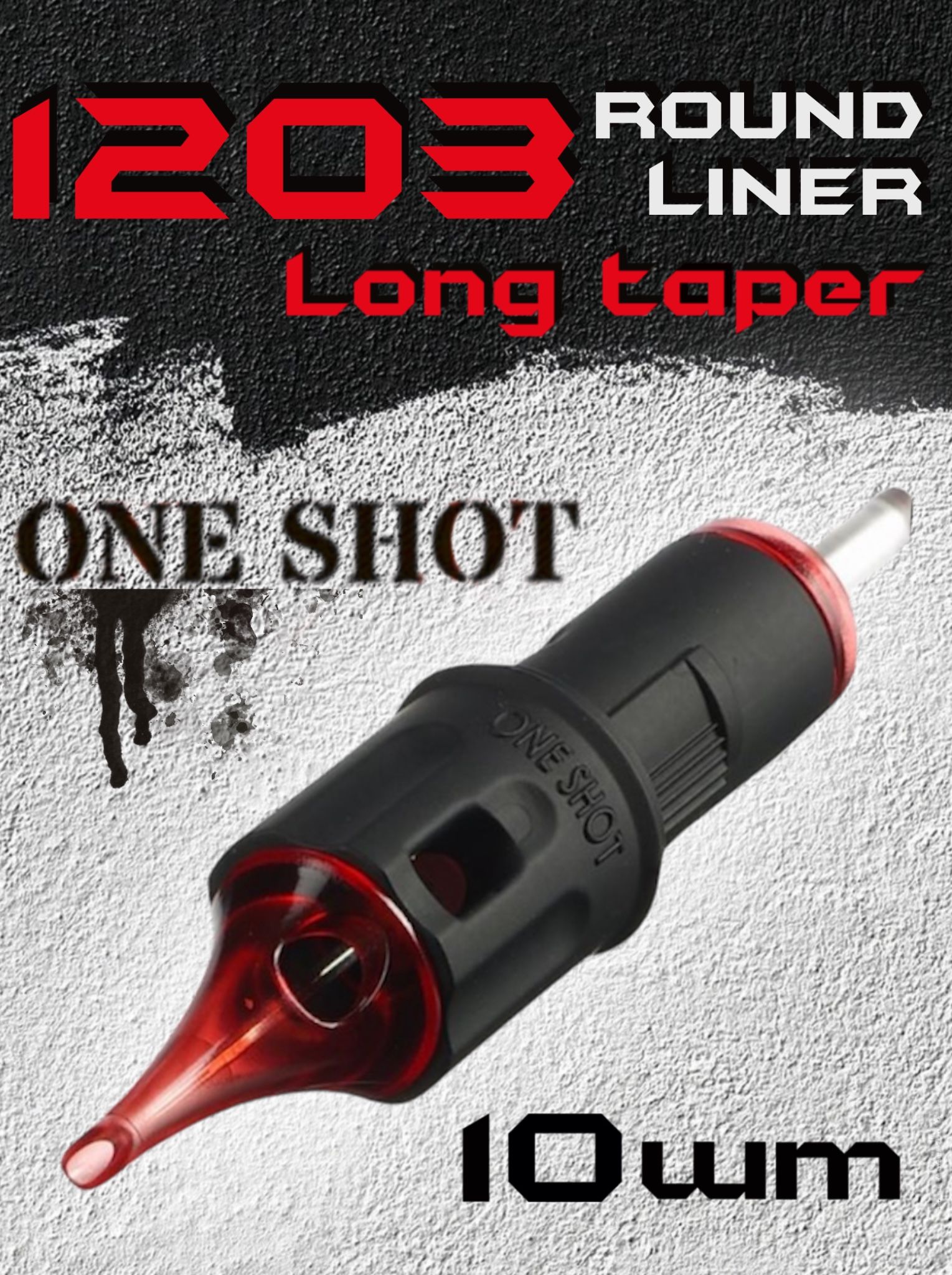 One Shot 35/03 RLLT (1203 RLLT) 10 шт - картриджи (иглы) для тату и перманентного макияжа