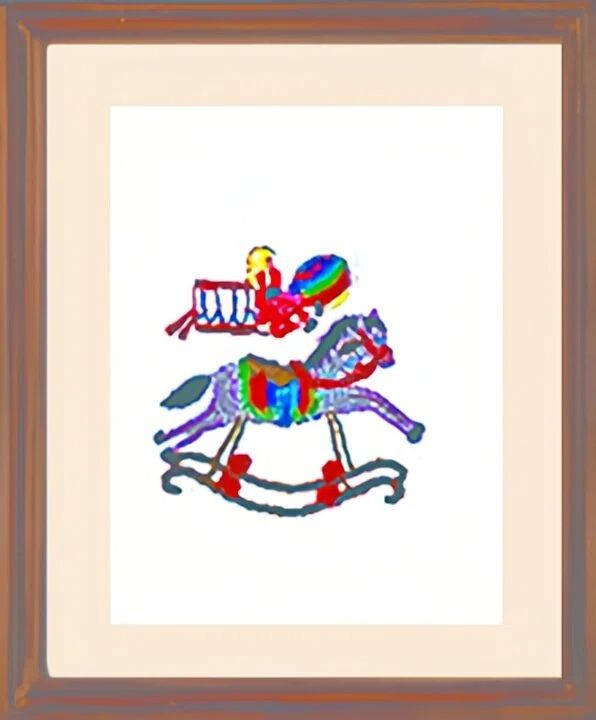 Набор для вышивания Le Bonheur Des Dames Le Cheval, Лошадка, 7х9 см (ND. BD.1412)