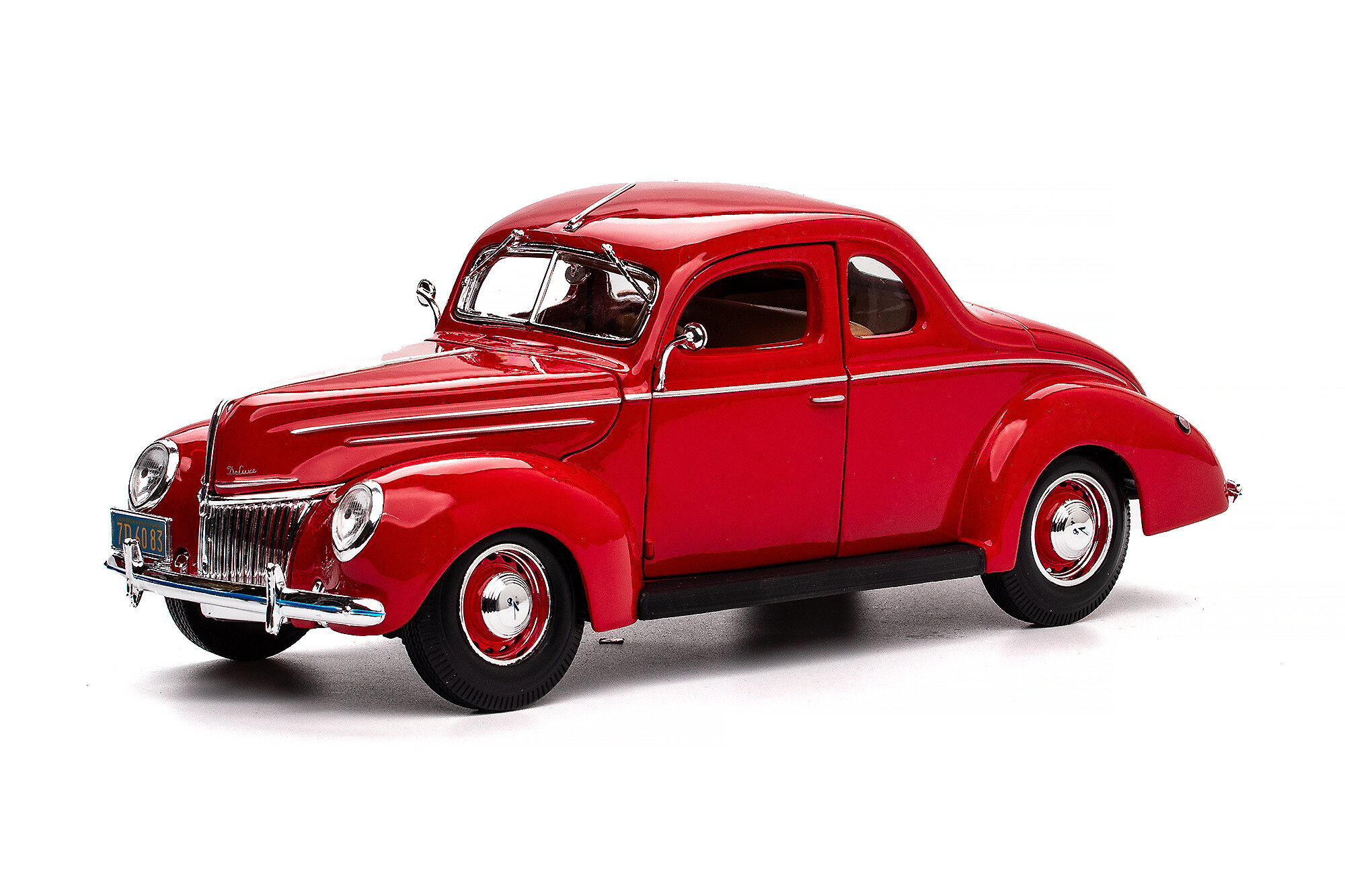 Модель коллекционная MAISTO Ford deluxe coupe 1939 red / форд делюкс красный