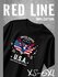 Футболка Red Line, размер 5XL, черный