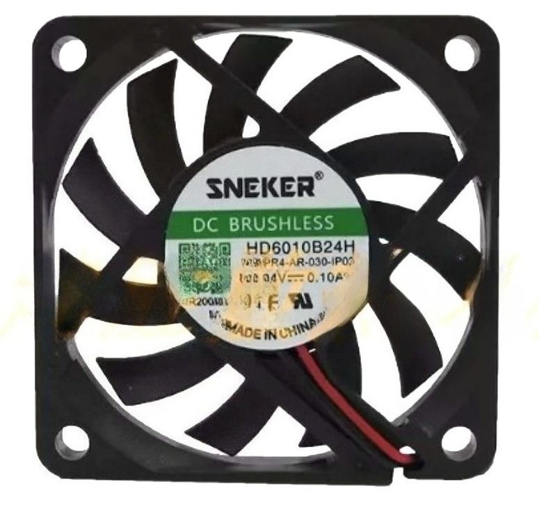 SNEKER HD6010B24H DC24V 0.15A 0.1A 2-проводной вентилятор охлаждения -