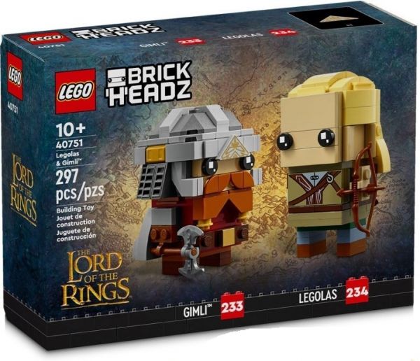 Lego 40751 BrickHeadz Леголас и Гимли