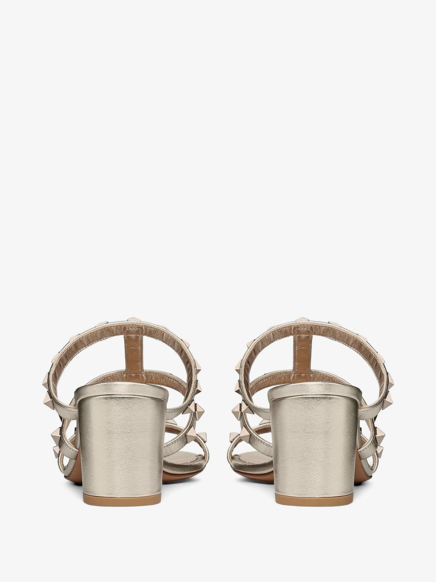 Босоножки Valentino Rockstud, размер 34.5, золотистый — фото 1