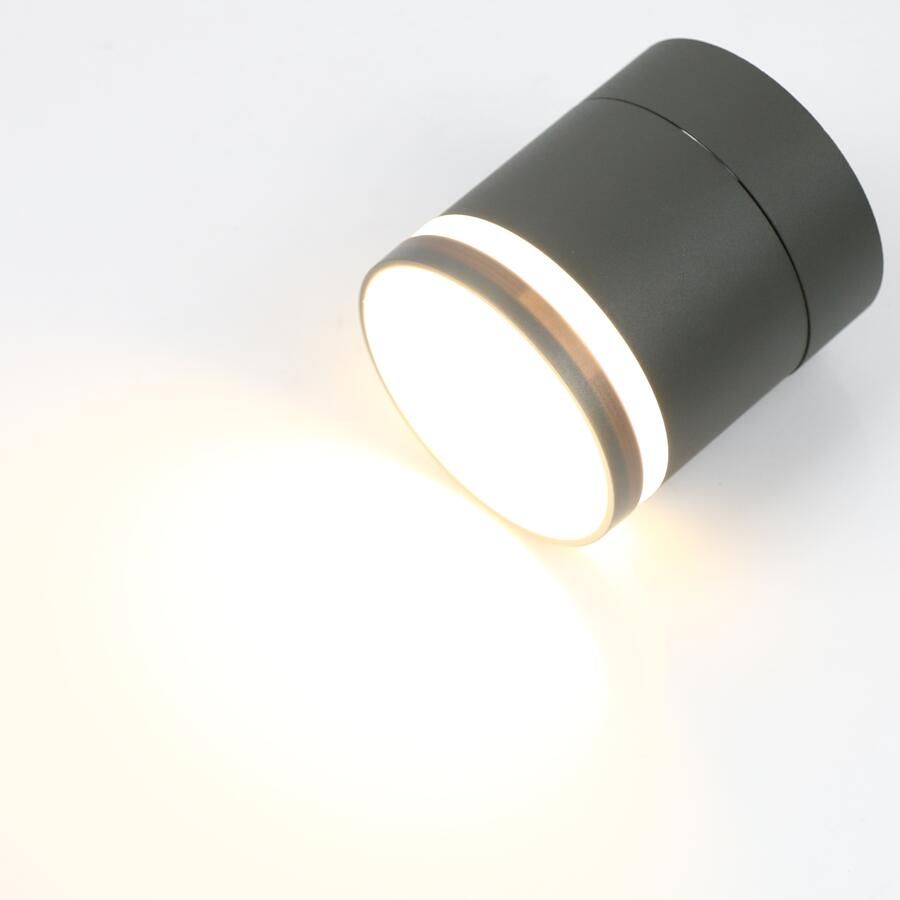 Спот на основании GWL-GX53-M-IP20 Одинарный Графит Вихрь