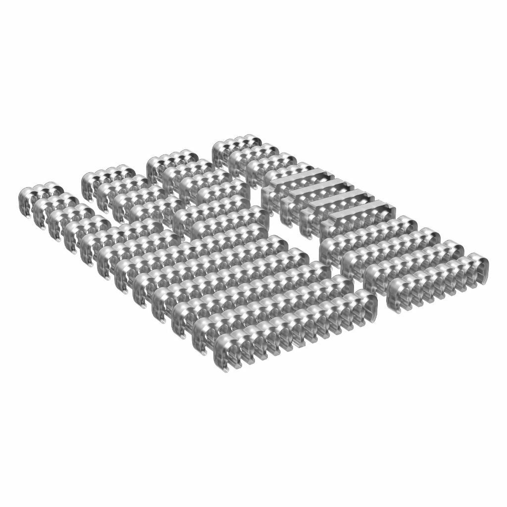 1 упаковка по 34 шт, гребень для управления сетевым кабелем, устройство для управления прозрачным кабелем шнура питания компьютера-прозрачный цвет