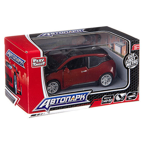 Автопарк Модель машины BMW 13 металл, инерционная 1:42 6531WC с 3 лет