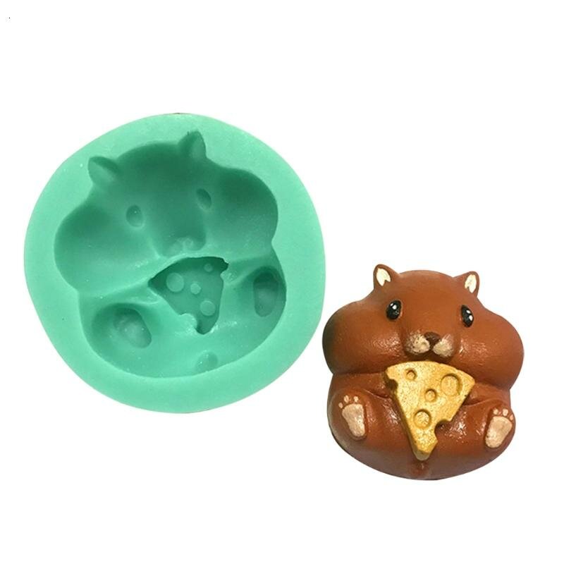 Силиконовая форма «Белка» для творчества и кулинарии, Сырная крыса