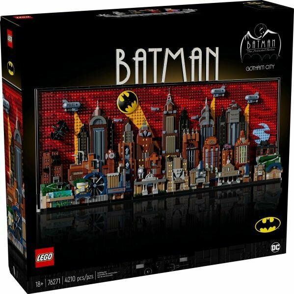 Lego 76271 Super Heroes Панно Бэтмен: мультсериал "Готэм Сити"