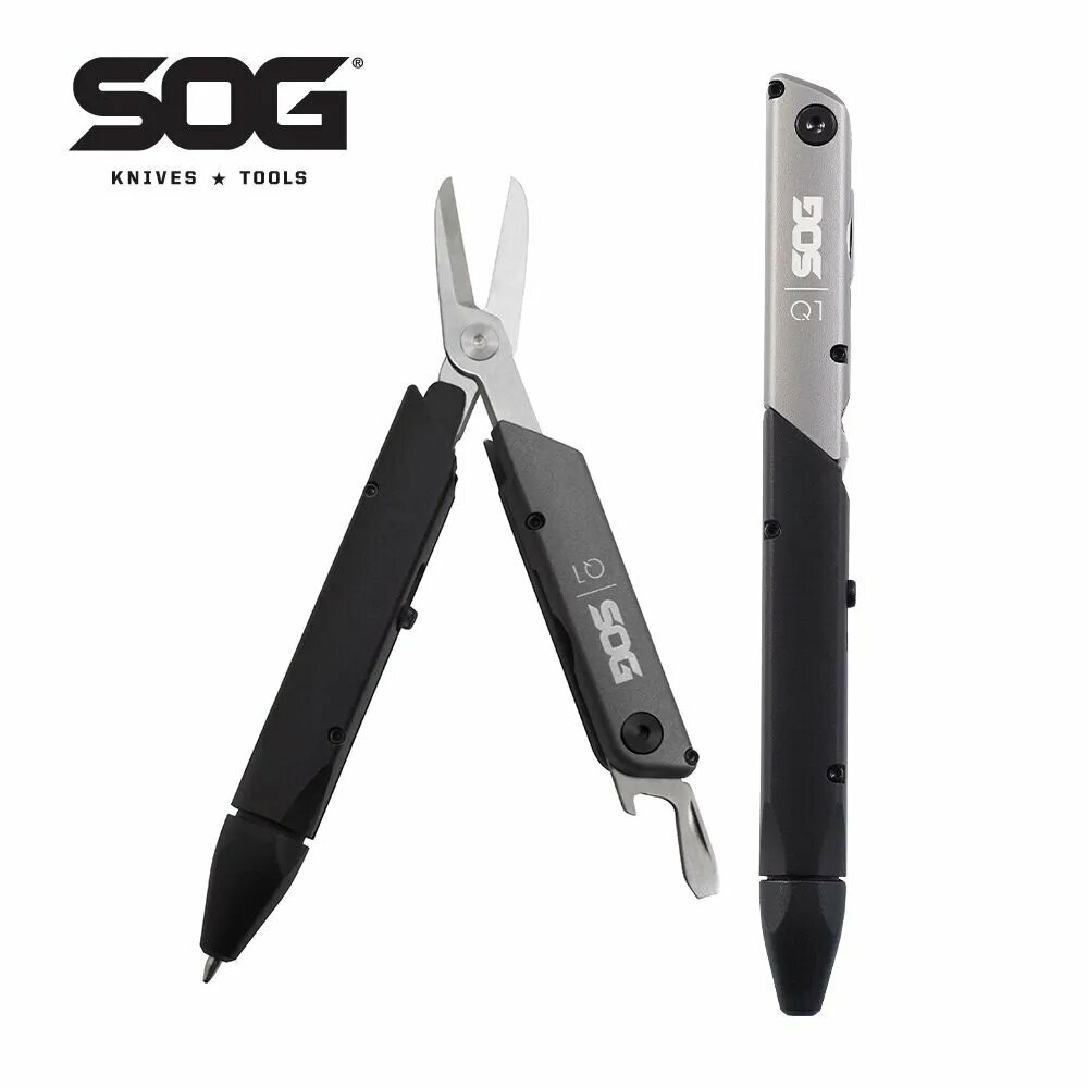 Тактическая ручка SOG США Q1Q2, многофункциональная складная – для походов, спасение и самооборона на природе16.3 см