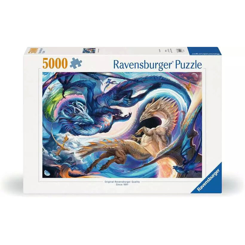 Пазл Ravensburger 5000 Дракон: День и ночь, арт.00813, классический