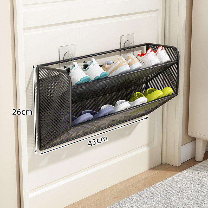 Входная обувная полка для дома, многоярусный обувной шкаф для дверного проема, решение для хранения в ванной, настенная маленькая обувная полка