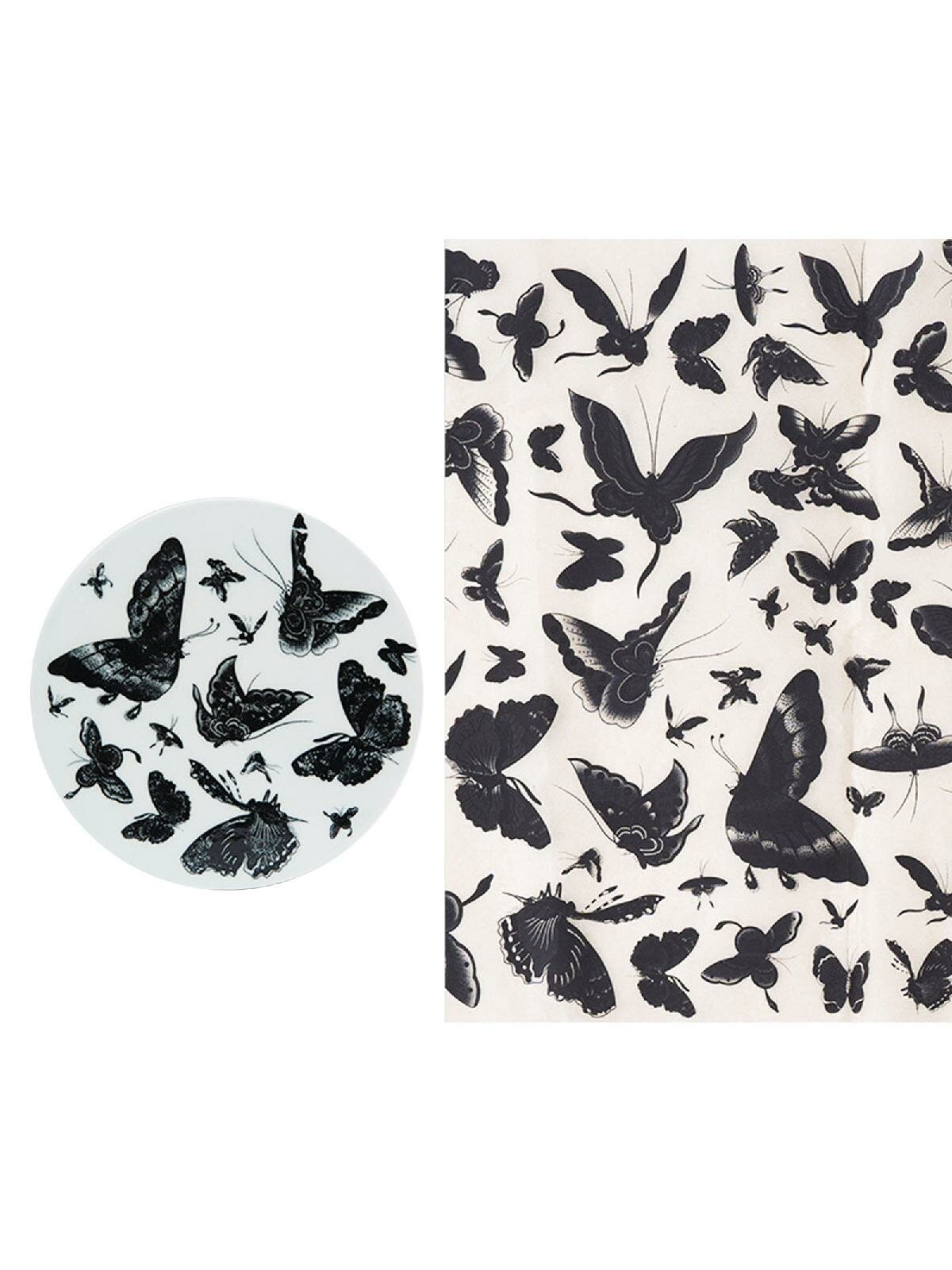 Глазурь Подглазурная Цветочная бумага Керамические наклейки