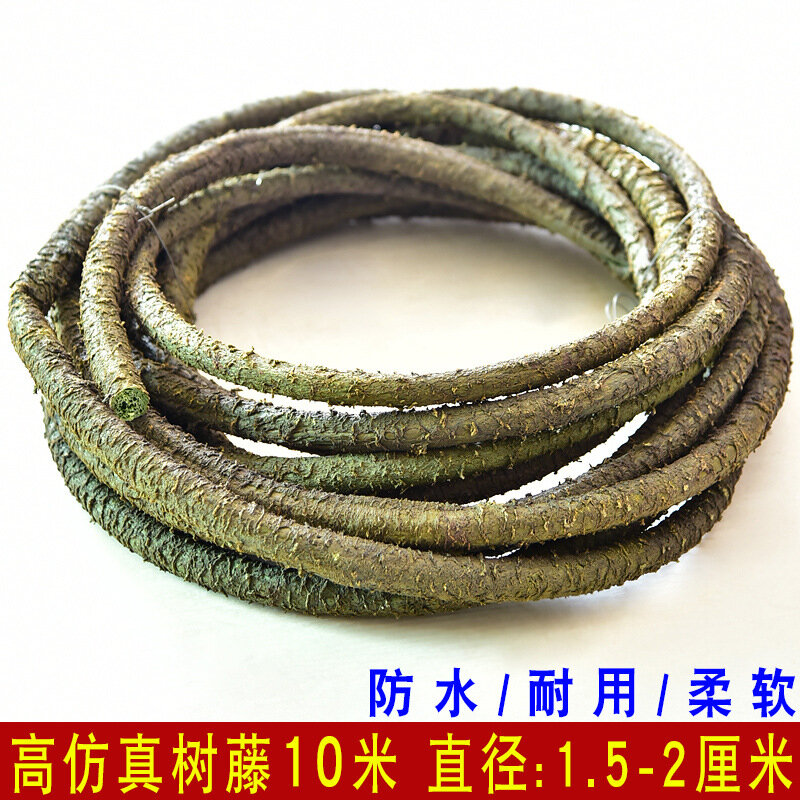 Увялый виноградный лоза для ландшафтного дизайна, декоративная вьющаяся искусственная цветочная лоза для свадьбы, внутренняя стена, лазание для домашних животных, увялые ветки