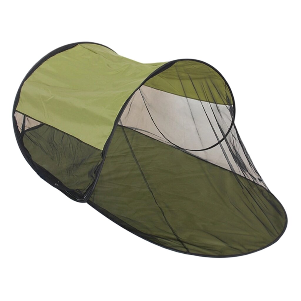 Палатка Для Кемпинга Для Одного Человека В Форме Лодки От Москитов Сетчатая Палатка Дышащая Ручная Метательная Удлиненная Сетка Прочная