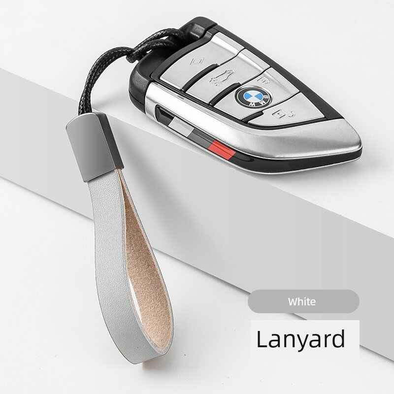 Автомобильный брелок-лента белого цвета, противоугонный для машин, прочный ключевой держатель для мужчин и женщин