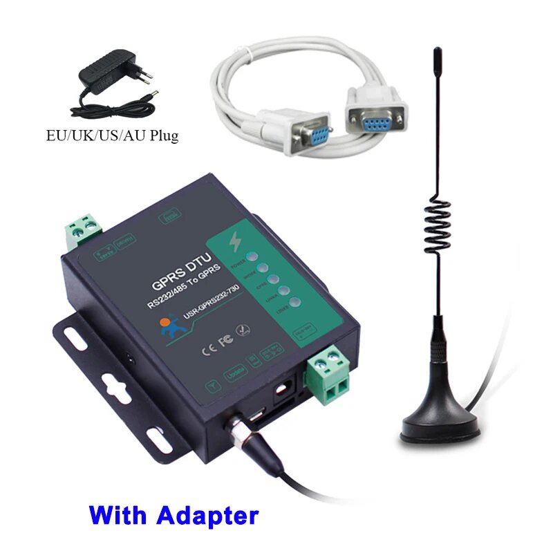 BADODOSECURITY Модем GSM RS232/RS485 USR-GPRS232-730 With Adapter