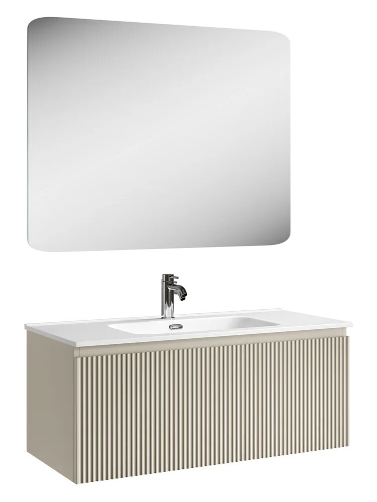 Мебель для ванной комнаты Sancos Snob R 1.0 100 beige soft