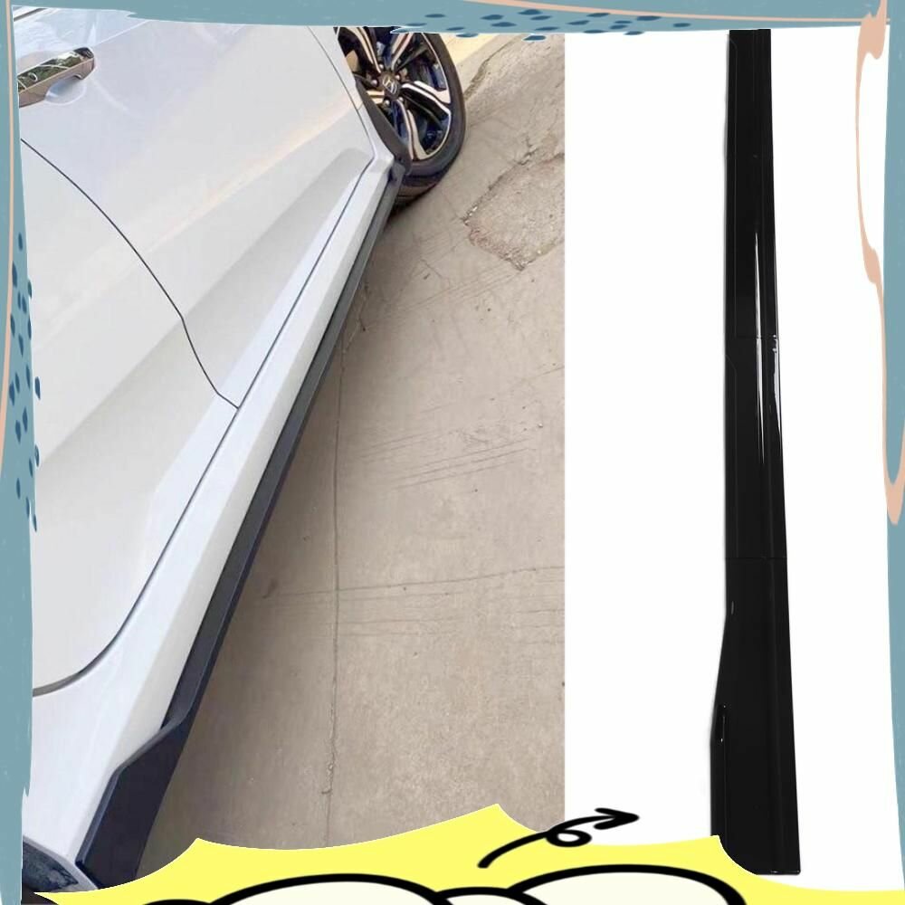 Боковая юбка для автомобиля, 200 см, защита кузова и спортивный дизайн