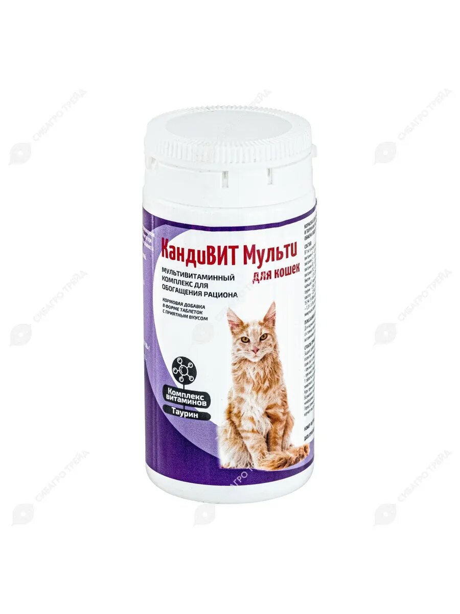 КандиВИТ Мульти для кошек, 50 табл.