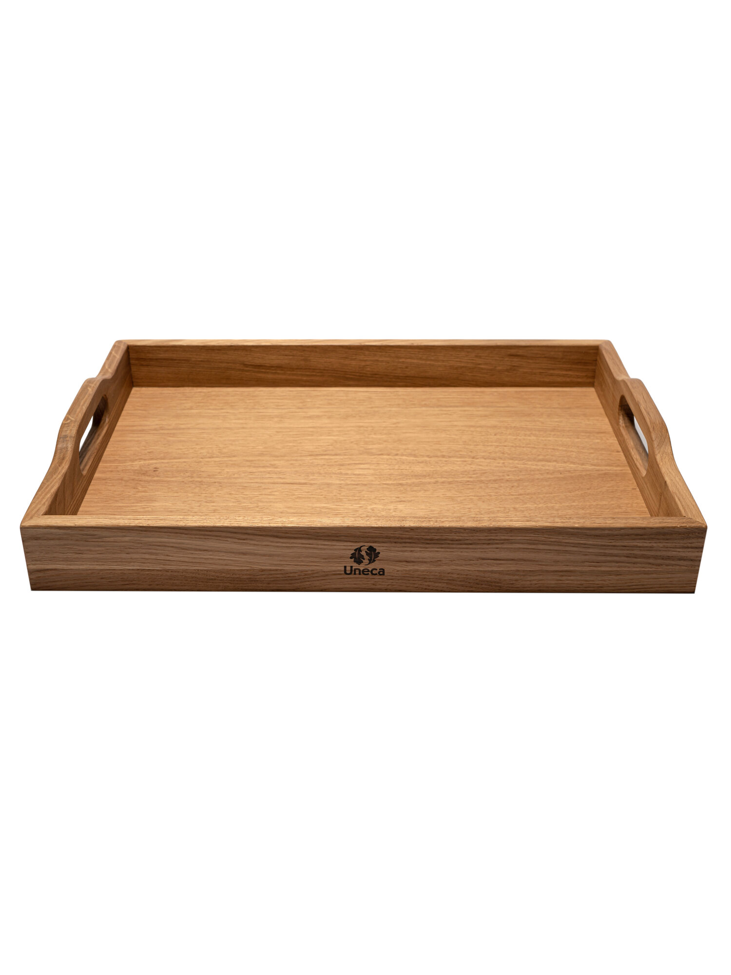 Поднос для подачи Uneca 50x36 см, из массива дуба, высота борта 6 см