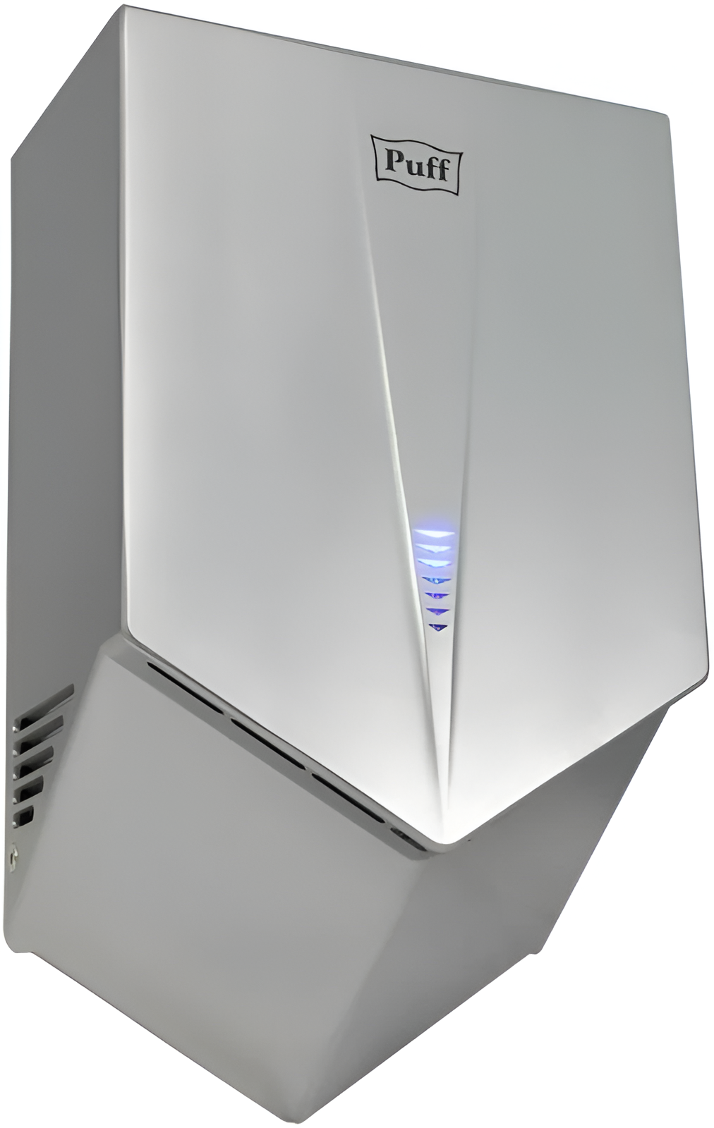 Сушилка для рук Puff 8802C, настенная, серебристая, мощная, автоматическое включение