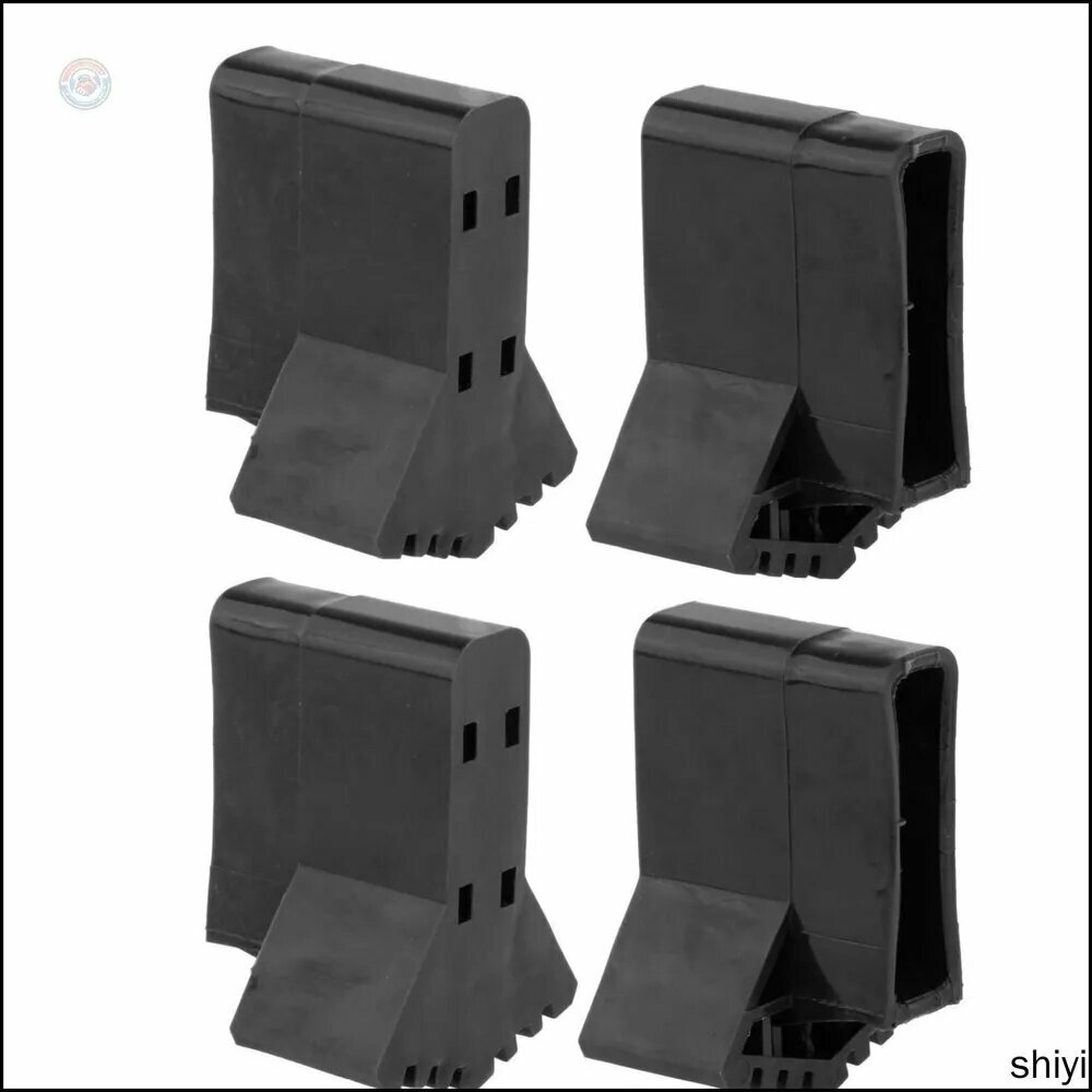 Комплект защитных наконечников на ножки лестницы, резиновые противоскользящие насадки, цветные крышки для стремянки и строительной лестницы, защита пола и безопасность, 4 шт