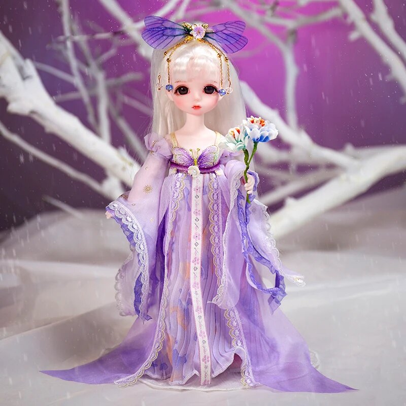 Dream Fairy 1/6 кукла механическая 28 см Сиреневый, b, Machine Make up