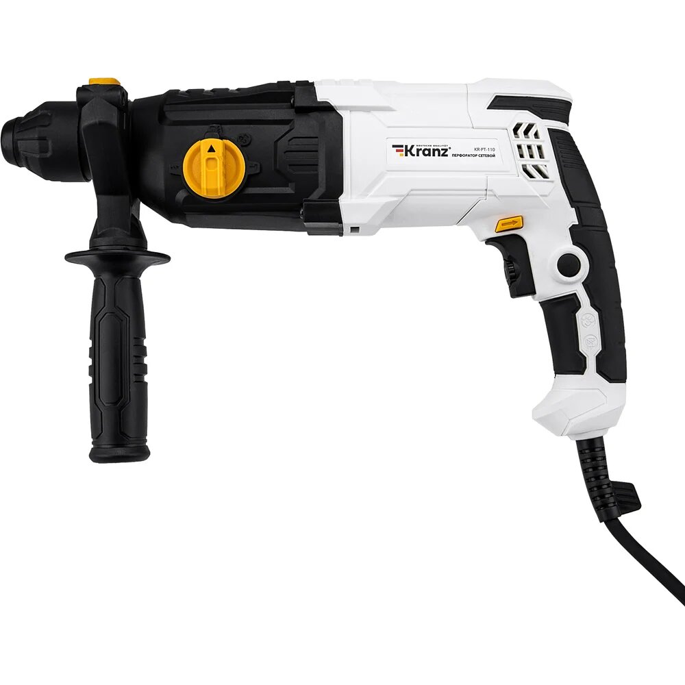 Перфоратор сетевой KRANZ SDS-plus, 1050Вт, 3,2Дж, в кейсе KR-PT-110