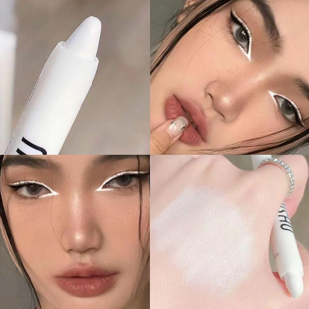 Тушь для "мешков под глазами" с жемчужным блеском - моментальный эффект сияния, ленивая ручка с блестками