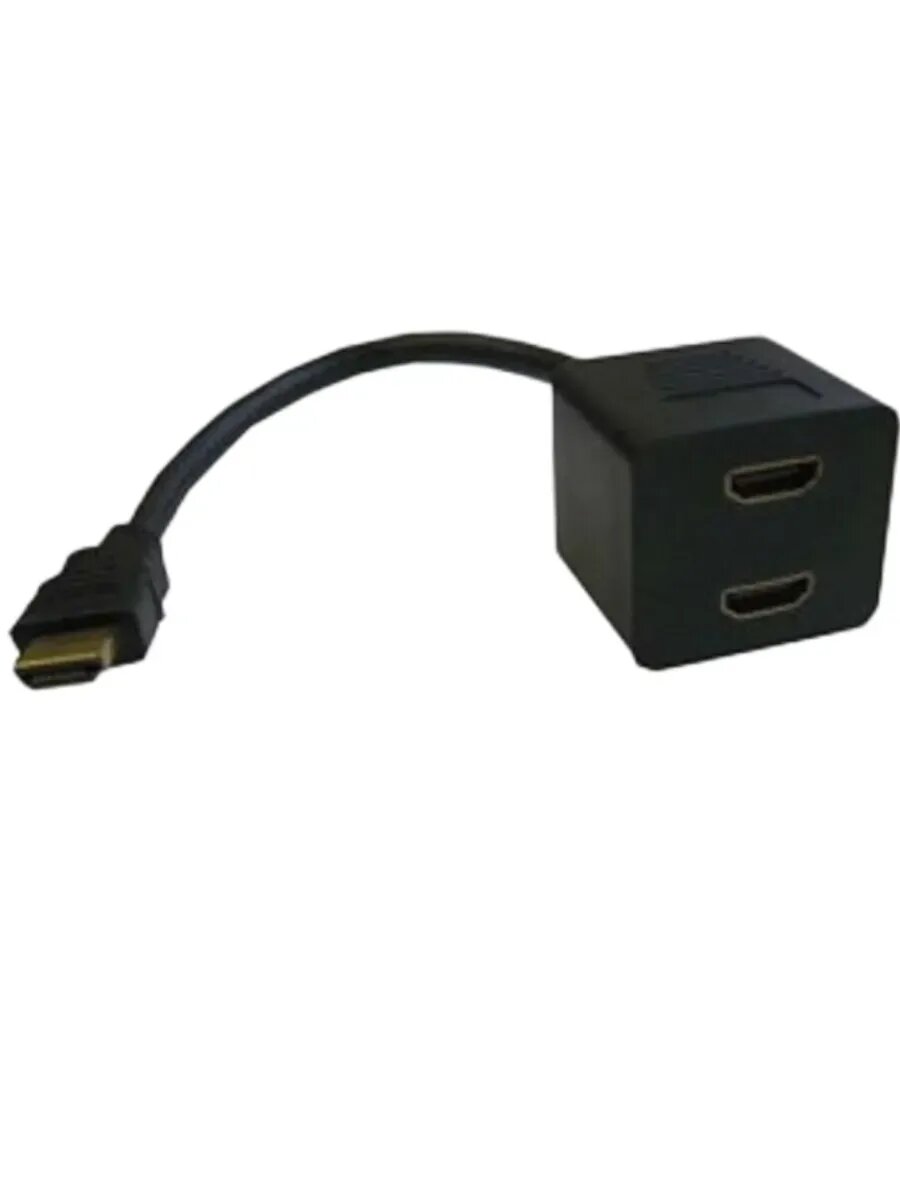 Кабель разветвитель HDMI 19M to 2*HDMI 19F 25cm