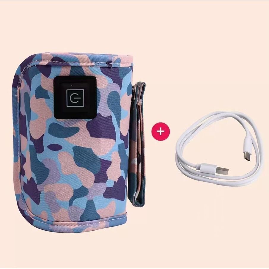 ⭐Термос для бутылочек с USB-зарядкой, термостат для горячей воды и молока, портативная изоляционная крышка для детских бутылочек на улице⭐