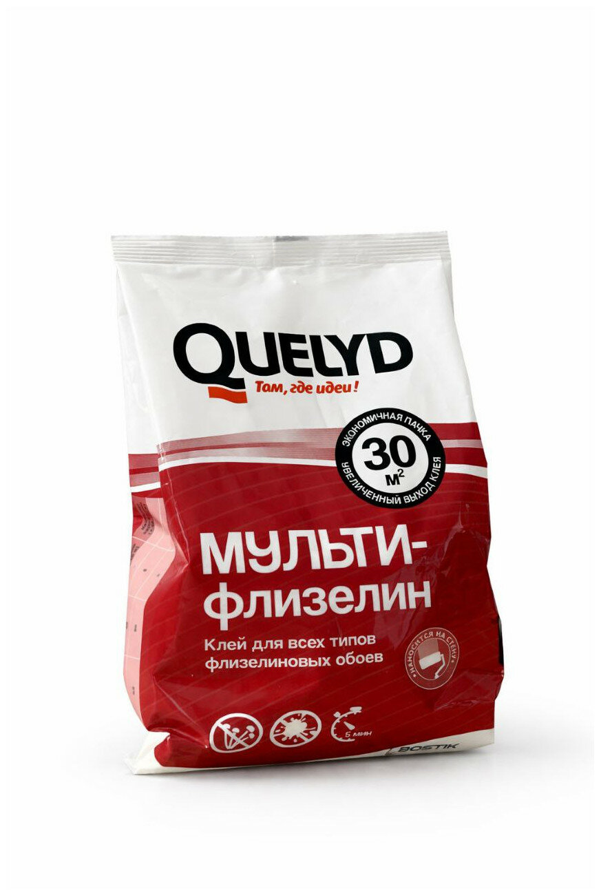 Клей для обоев QUELYD мульти Флизелин 200г.