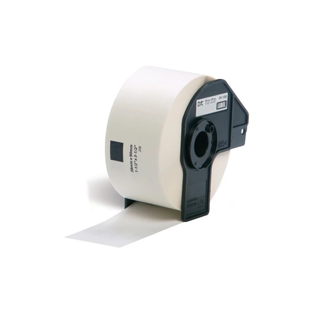 Лента Solution print Solutionprint SP DK11208 (Brother DK11208) 38x90 мм, черный на белом