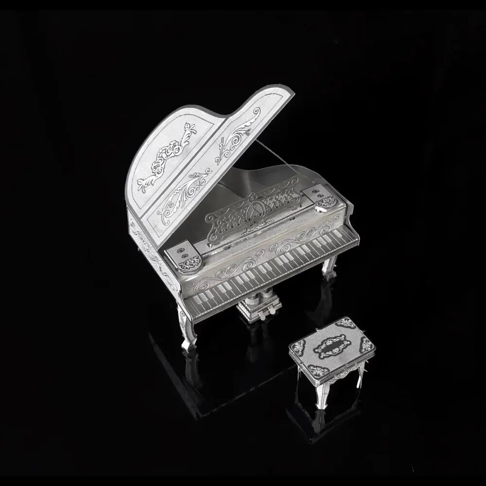 3D Нержавеющая сталь Творческая ручная головоломка Новое пианино