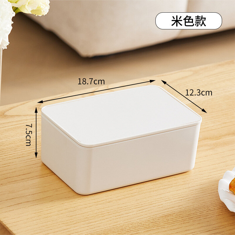 Крытая коробка для салфеток, выдвижные сухие и влажные салфетки, герметичная коробка для перчаток и масок, коробка для хранения, коробка для влажных салфеток большой емкости