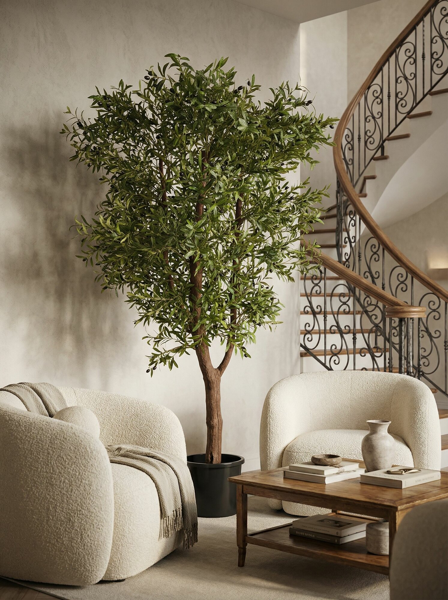 Искусственное дерево Олива в горшке 210 см