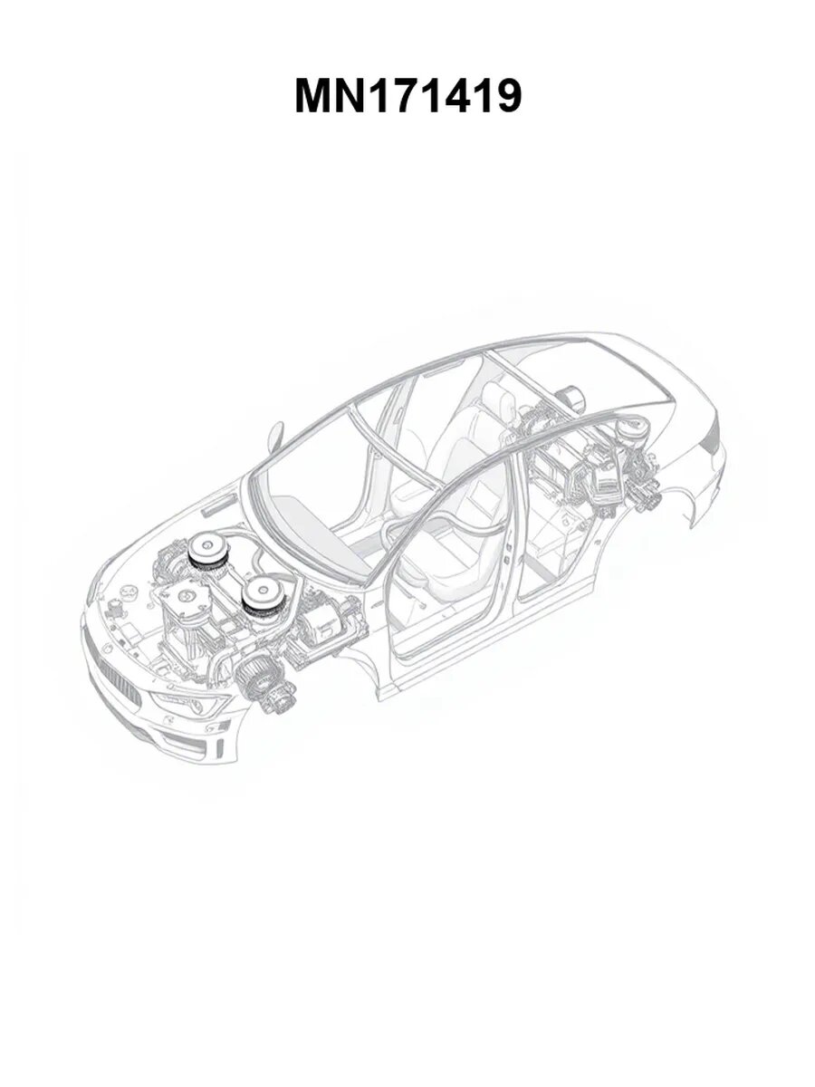 MN171419, Подшипник выжимнои Mitsubishi
