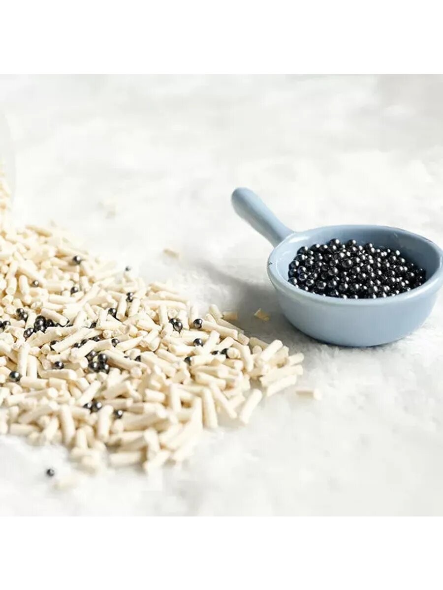 Наполнитель-уголь,2500г (2.5кг), для кошачьего туалета